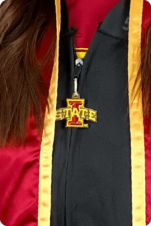 Cardinal & Gold I-State Graduation Stole | ISU Book Store