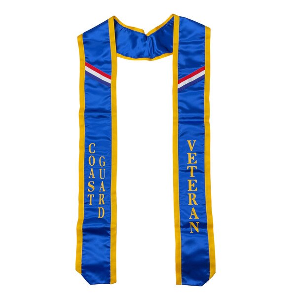 Graduation Stole - Veteran Coast Guard | ISU Book Store