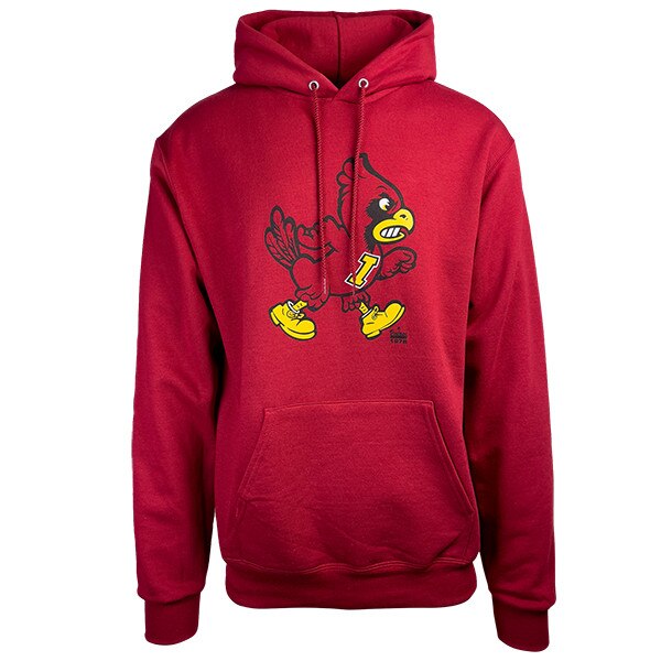 Champion® Walking Cy Cardinal Hoodie | ISU Book Store