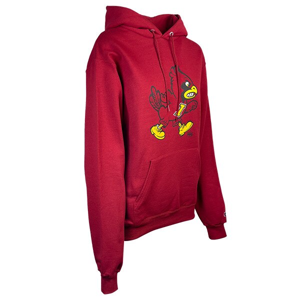 Champion® Walking Cy Cardinal Hoodie | ISU Book Store