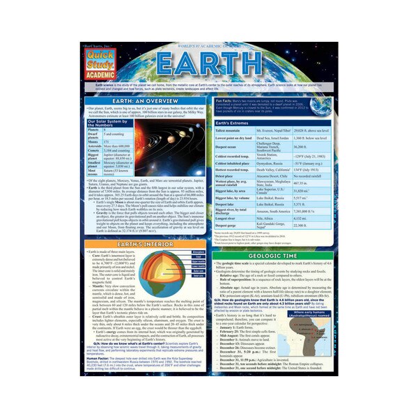 Earth - Quick Study Guide | ISU Book Store