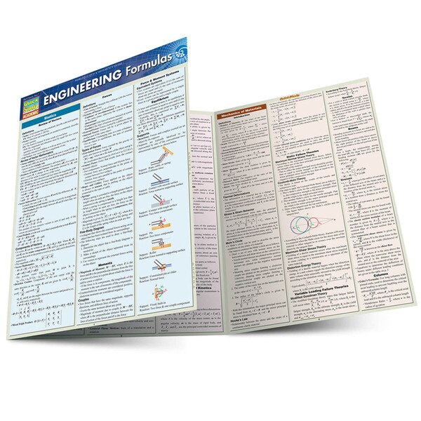 Engineering Formulas - Quick Study Guide | ISU Book Store