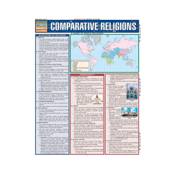 Comparative Religions Quick Study Guide | ISU Book Store