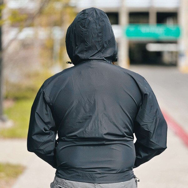 Champion Cyclones Script Black Packable Jacket