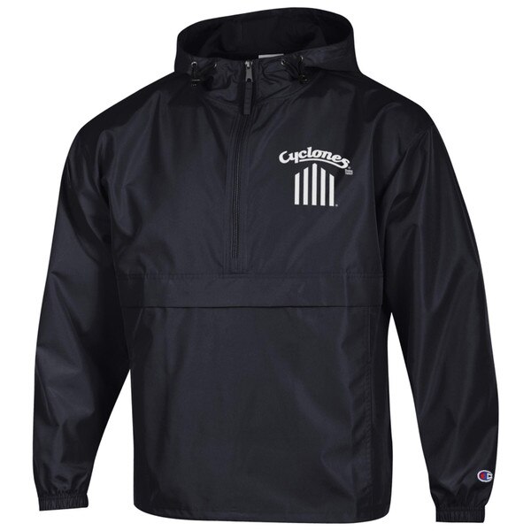 Champion Cyclones Script Black Packable Jacket