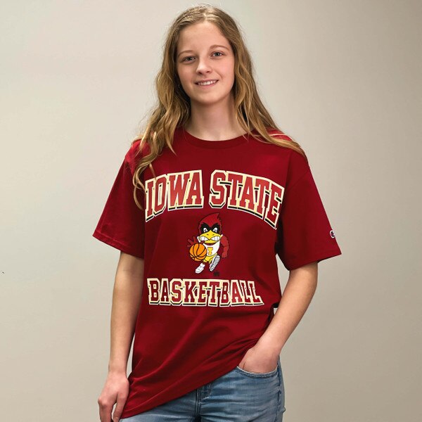 Champion Iowa State Basketball Cy Cardinal Short Sleeve T-Shirt