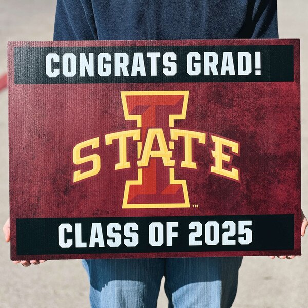 I-State Congrats Grad Class of 2025 Yard Sign