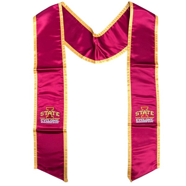Cardinal & Gold I-State Cyclone Marching Band Graduation Stole | ISU ...