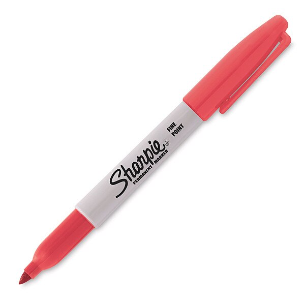 Sharpie Fine Marker Solar Flare Red